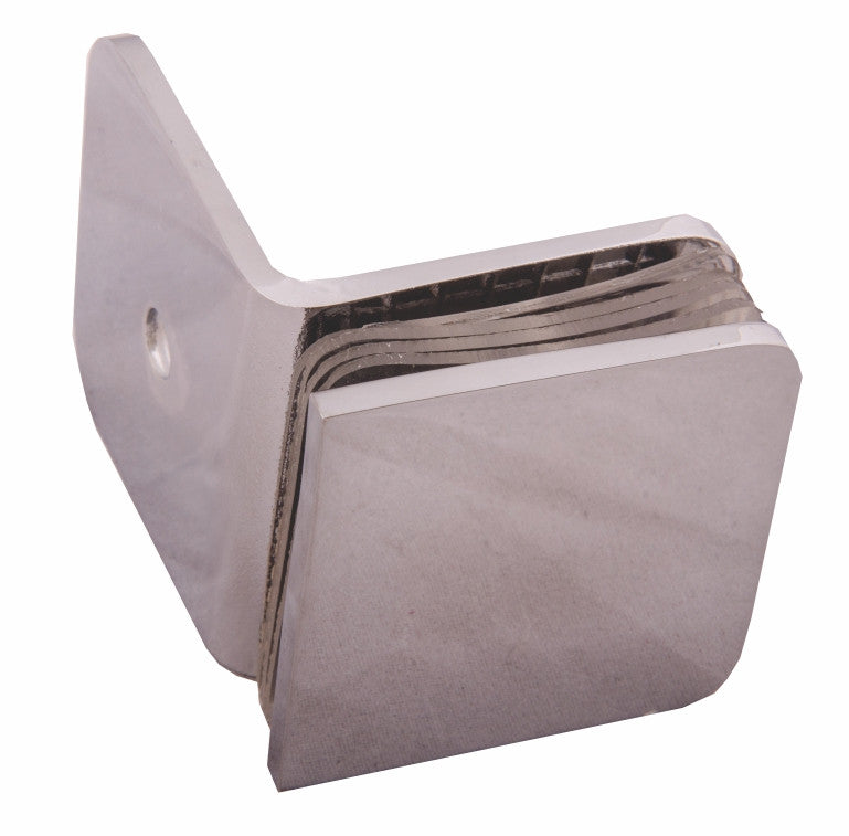 "L" Shape Wall/Floor to Glass Connector - Rounded – MStore Online